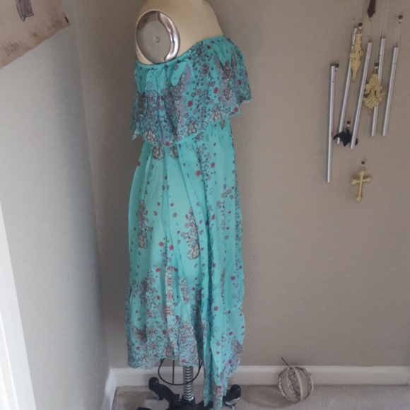 barefoot bohemian | Dresses | Nwt Barefoot Bohemian Frill Midi Dress Xs ...